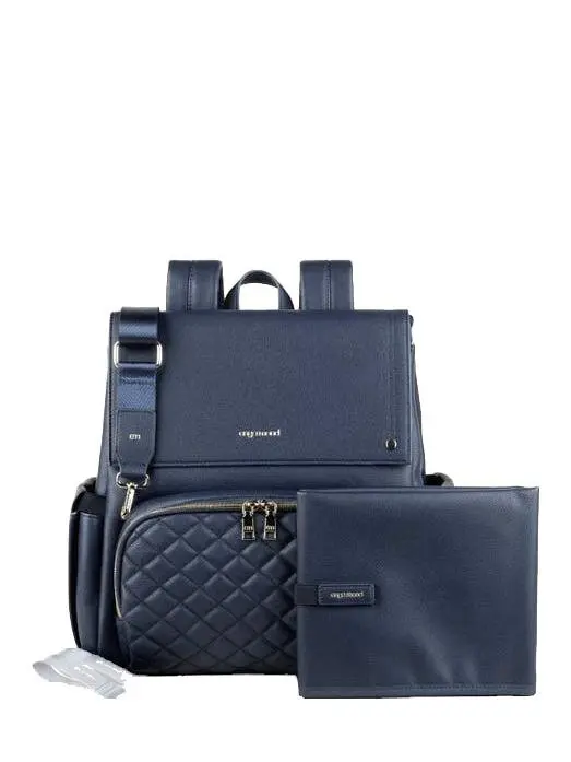 ENYA MOND Luna Diaper Bag Backpack With Laptop Sleeve - Eclipse