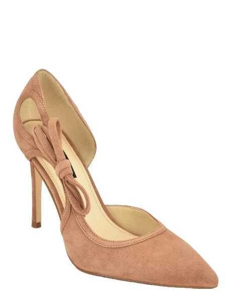 Nine West Famila Knotted Bow D'orsay Pump - Natural
