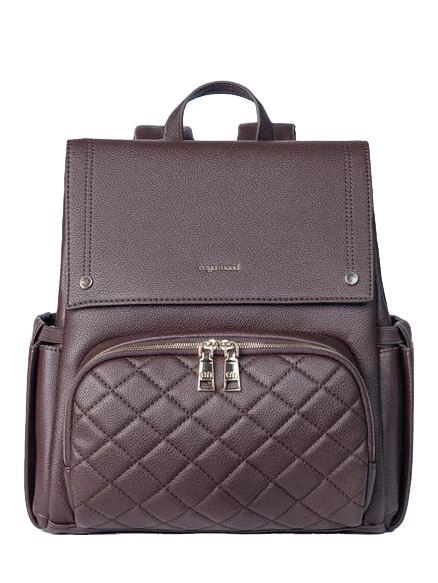 ENYA MOND Lunette Mini Diaper Bag Backpack - Brunette
