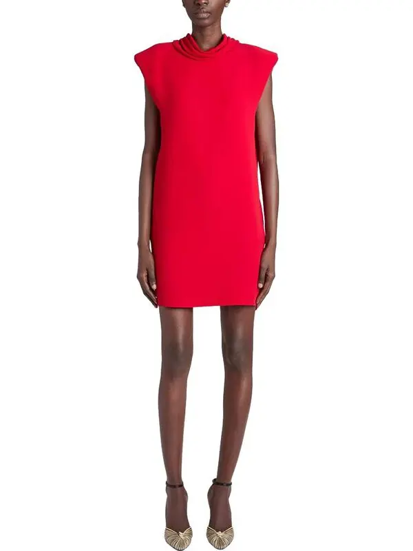 Valentino Garavani Silk Shift Dress With Cutout Back - Pink
