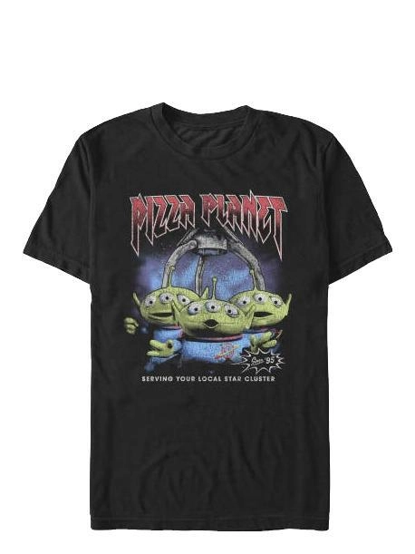 TOY STORY The Claw The Aliens Short Sleeve Graphic T-shirt - Black