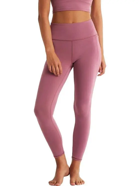FREE FLY Terraflow Pocket Leggings - Plum
