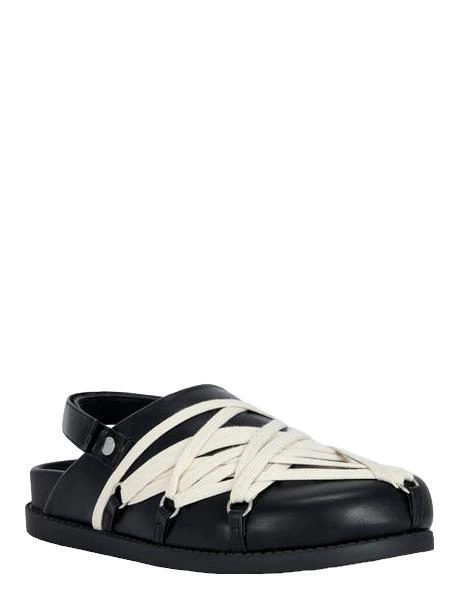 AZALEA WANG Kimber Strappy Clogs - Black