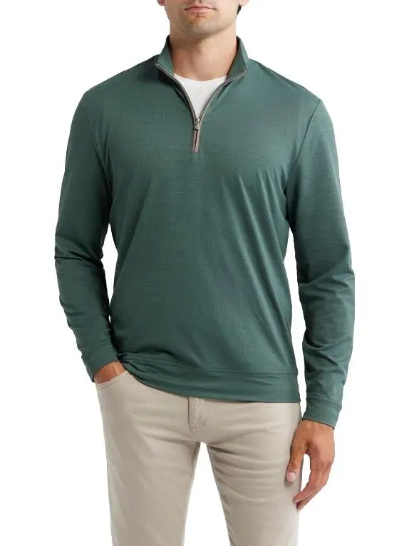 Johnnie-o Quarter Zip Pullover - Evergreen