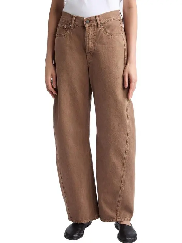 KALLMEYER Callum Barrel Leg Jeans - Bronze