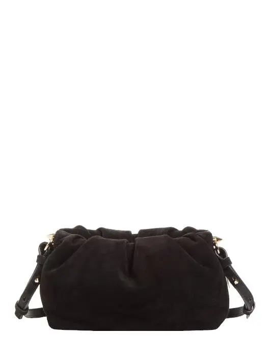 CHRISTIAN LOUBOUTIN Mini Suede Crossbody Bag - Bk01 Black