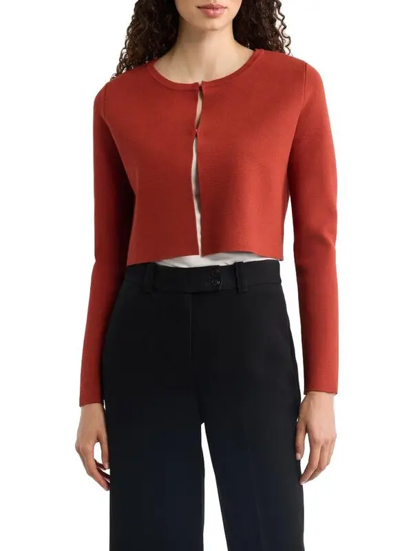 Elie Tahari Kailany Cardigan - Toasted Saffron