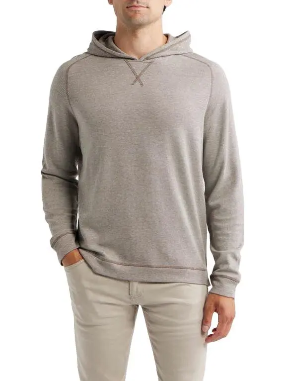 Johnnie-o Cotton Blend Hoodie - Coffee