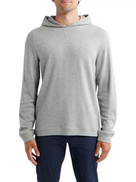 Johnnie-o Cotton Blend Hoodie - Light Gray