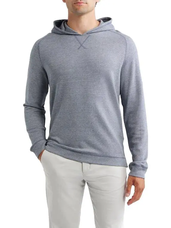 Johnnie-o Cotton Blend Hoodie - Navy