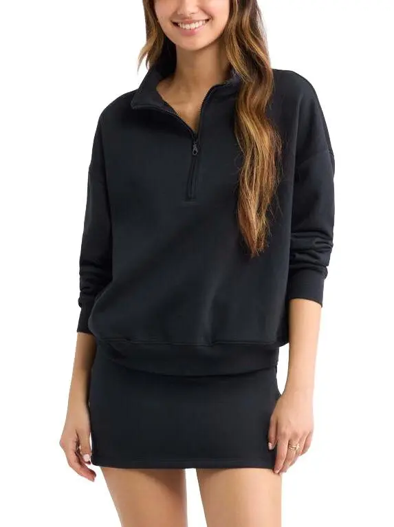 Bp. Half Zip Sweatshirt - Black Jet
