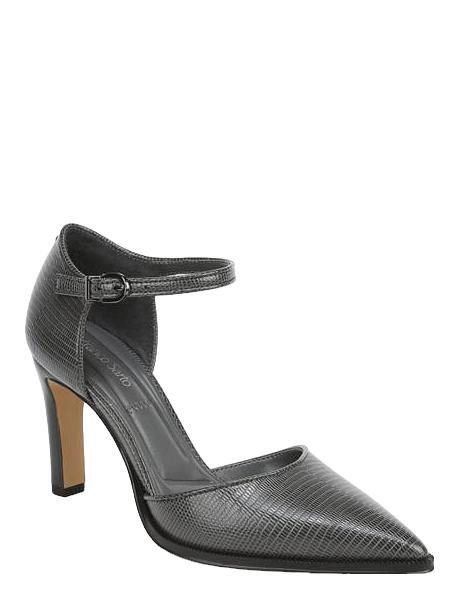 Franco Sarto Alexa Pointed Toe Ankle Strap Pumps - Grey