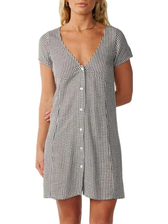 Rip Curl Vibe Check Minidress - Black/off White