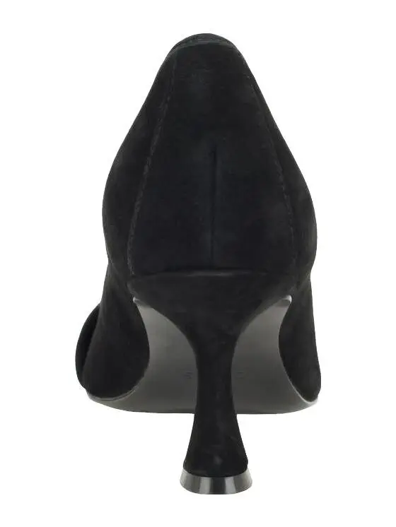 Guess Andey Pointed Toe Pump With Buckle Detail - Black