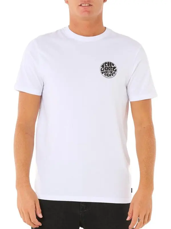Rip Curl Wettie Icon Cotton Graphic T-shirt - Optical White