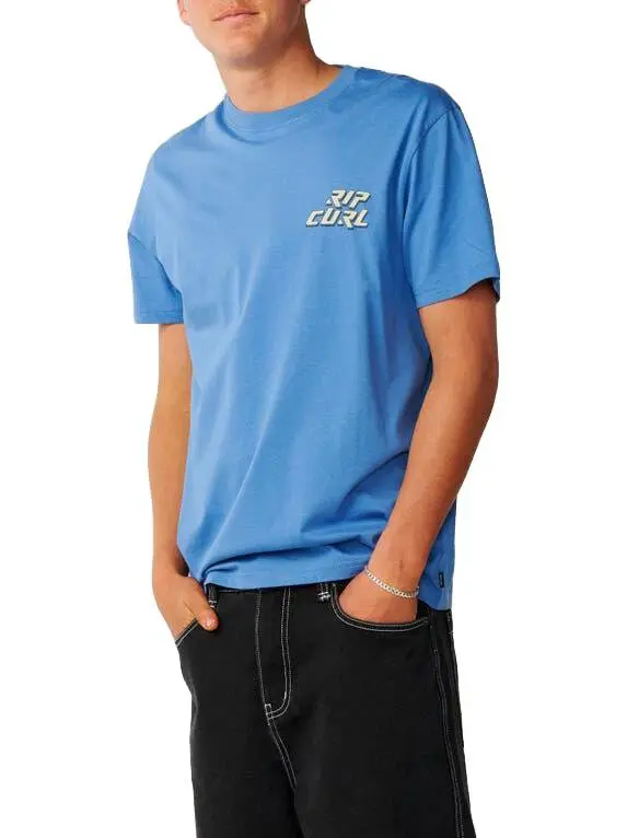 Rip Curl Disorder Legacy Cotton Graphic T-shirt - Riverside