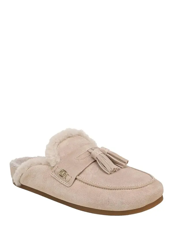 Sam Edelman Astrid Genuine Shearling Lined Mule - Sesame