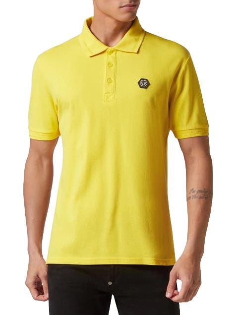 Philipp Plein Polo Shirt Skull&bones - Yellow