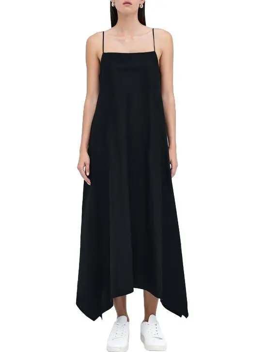 MARCELLA Pelham Cotton Poplin Maxi Dress - Black