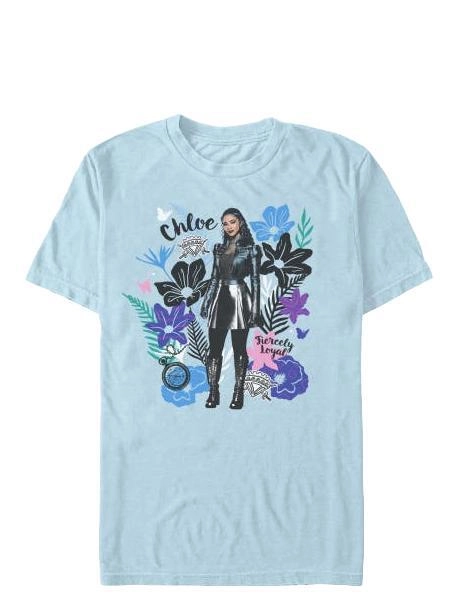 DESCENDANTS Fiercely Loyal Portrait Short Sleeve Graphic T-shirt - Light Blue