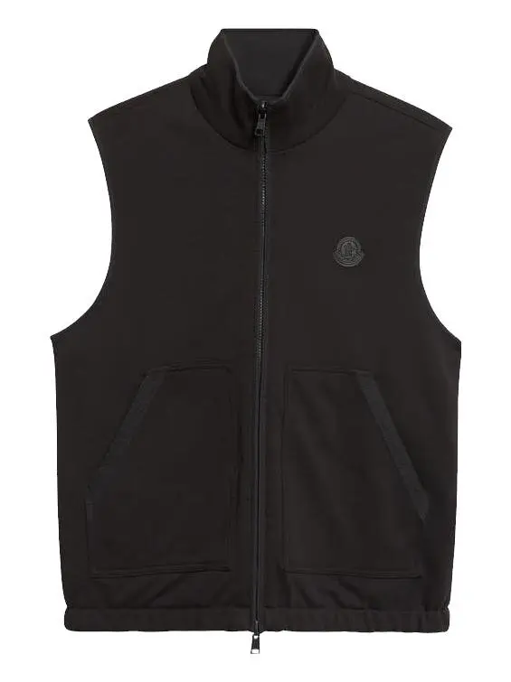 Moncler Reversible Zip Vest - Black