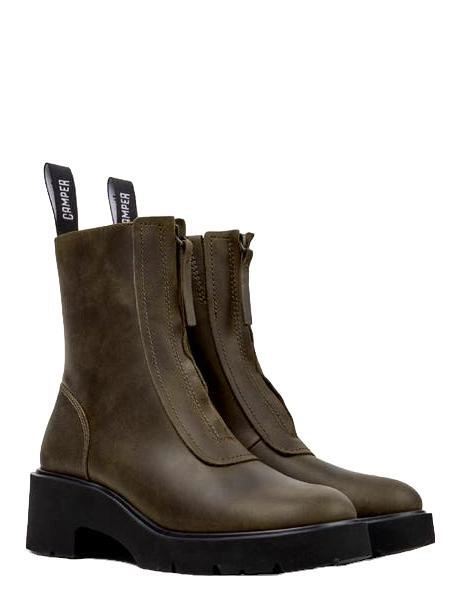Camper Milah Lug Platform Boot - Dark Green