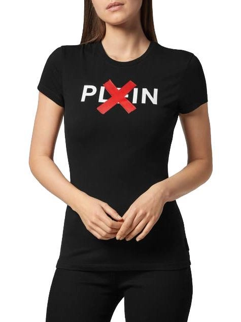 Philipp Plein Plein" Graphic T-shirt - Black