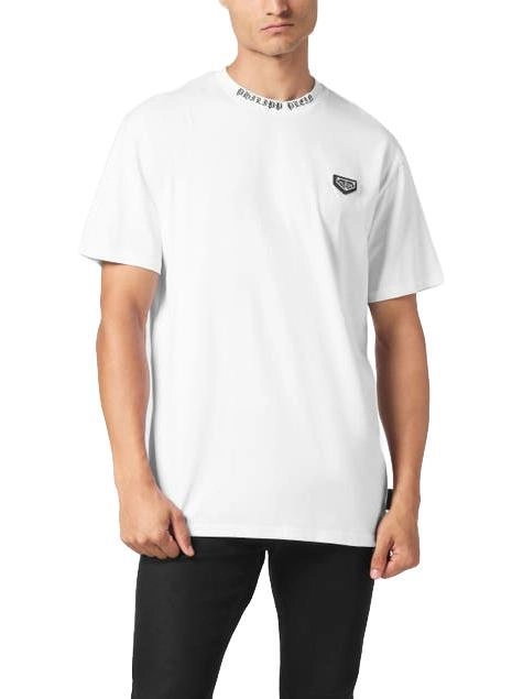 Philipp Plein T-shirt Round Neck Ss Tm - White