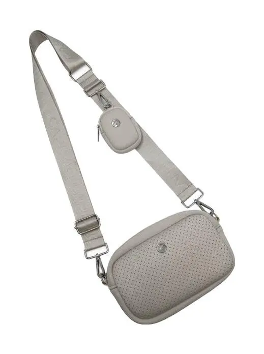 CAPEZIO Brooklyn Crossbody Bag With Detachable Pouch - Beige