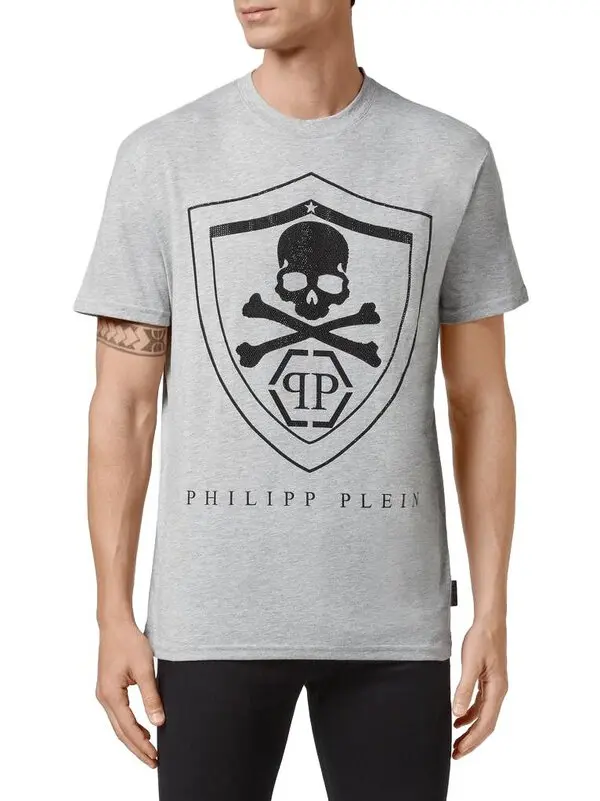 Philipp Plein T-shirt Round Neck - Grey