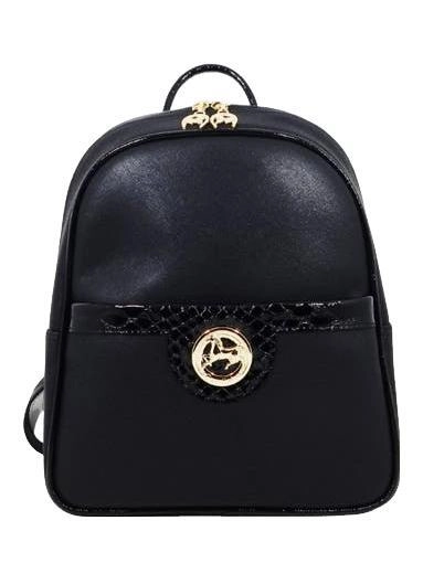 CAVALINHO Cherry Blossom 538 Leather Backpack - Black