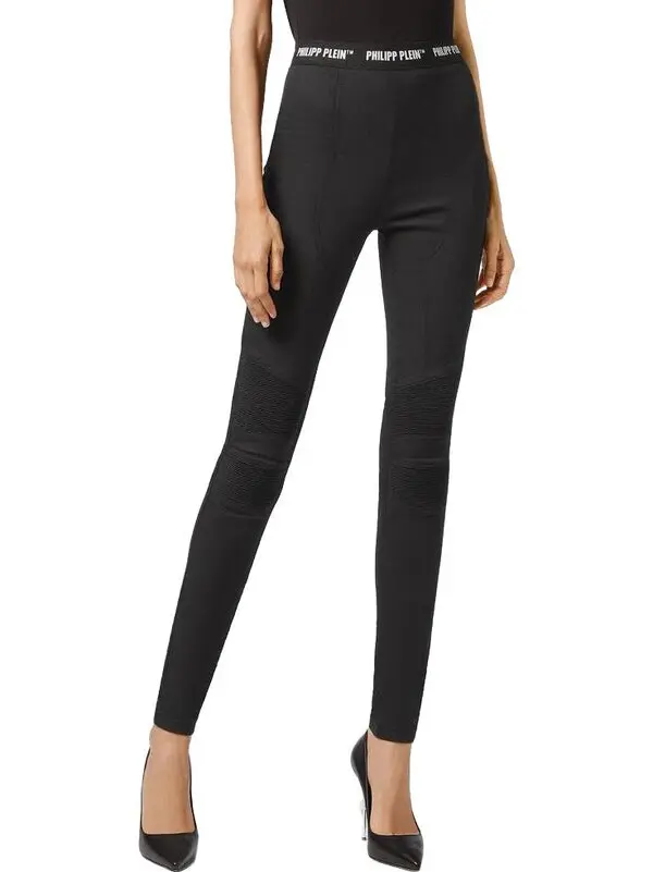 Philipp Plein Super High Waist Jegging - Blackout