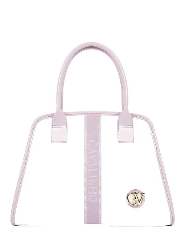 CAVALINHO Limited Edition Handbag - Lilac/white
