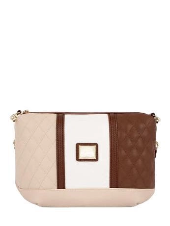 CAVALINHO Sublime Crossbody Bag - Camel Brown/beige/white