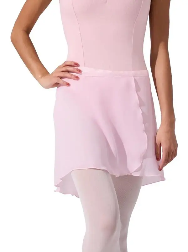 CAPEZIO Georgette Wrap Skirt - Pink