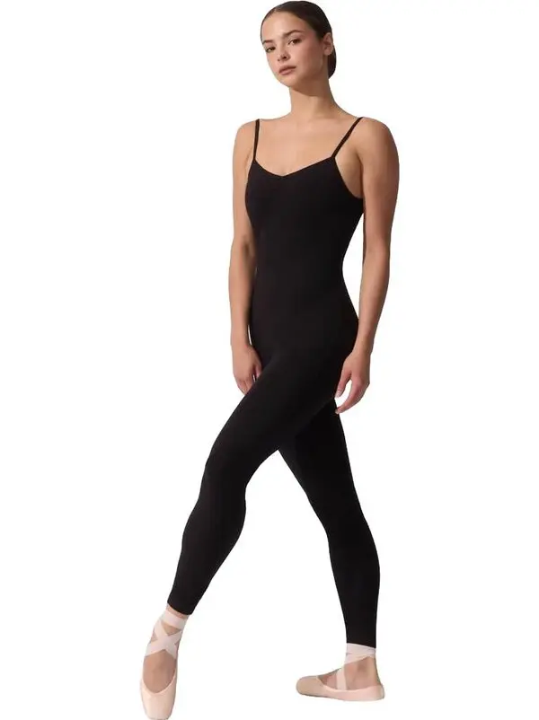 CAPEZIO Adjustable Strap Camisole Unitard - Black