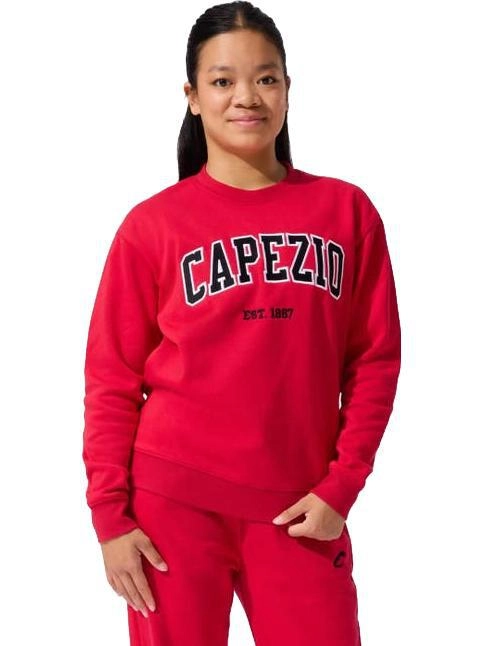 CAPEZIO Varsity Sweatshirt With Embroidered Logo - Red