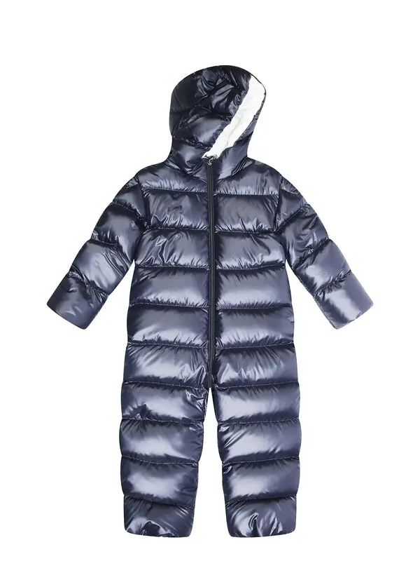 Moncler Padded Hooded Snowsuit - Blu