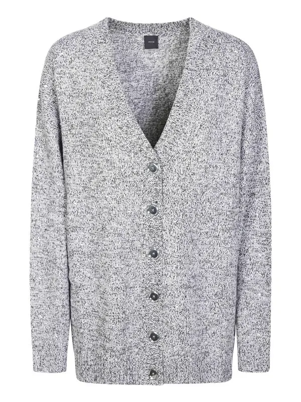 Pinko Muline Knit Cardigan - Bianco
