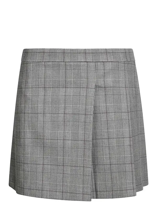 Pinko Giunco Wool Skirt - Beige