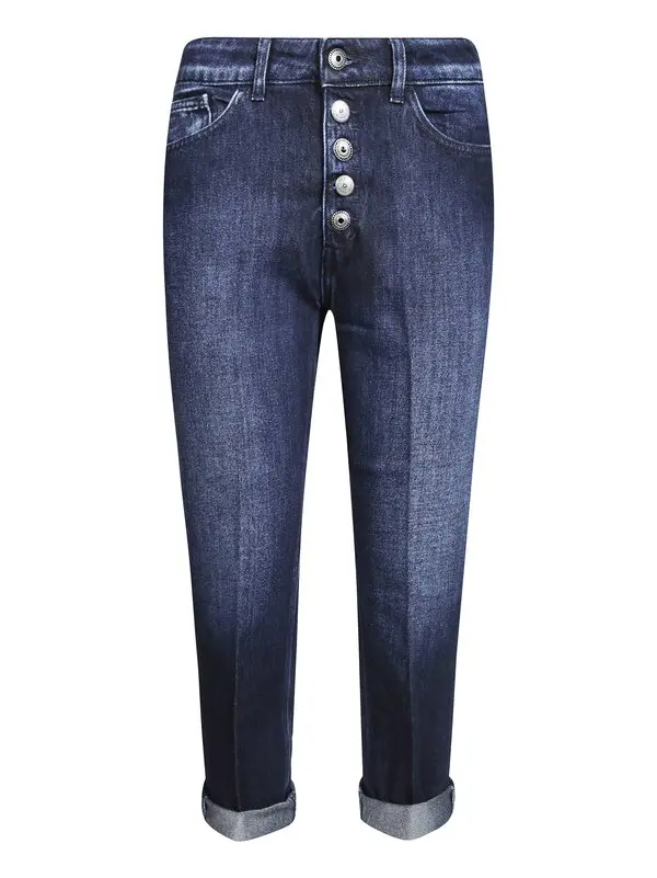 DONDUP Loose-fit 5-pocket Jeans With Button Fly - Blu
