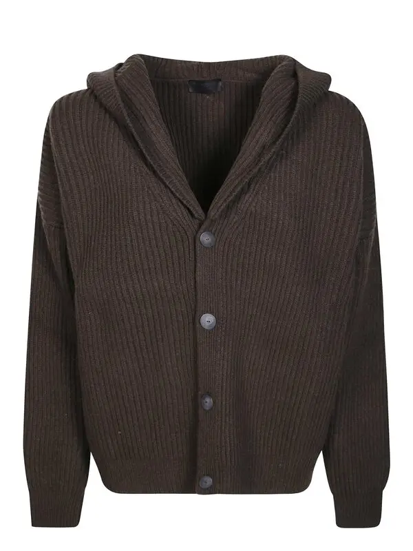 DONDUP Shawl Collar Cardigan - Marrone