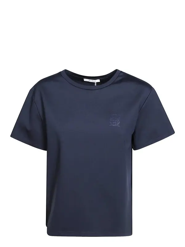 Max Mara Technical Quagga T-shirt - Blu