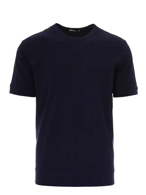 PAOLO PECORA Crewneck T-shirt - Blu