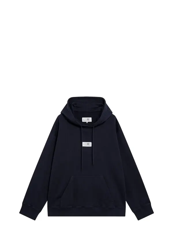 MAISON MARGIELA Logo Hoodie - Bluenavy