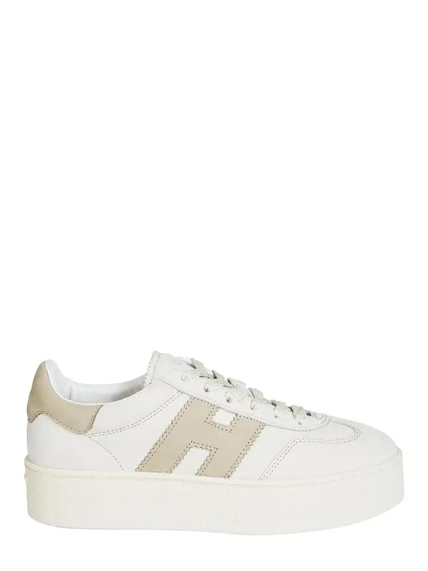 Hogan Lace-up Sneakers - Beige