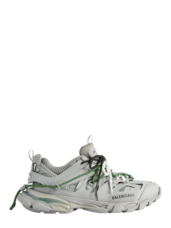 Balenciaga Track Trail" Lace-up Panelled Low-top Sneakers - Greyyellow