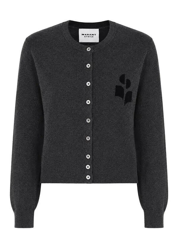 MARANT ETOILE Lona' Cardigan - Grey