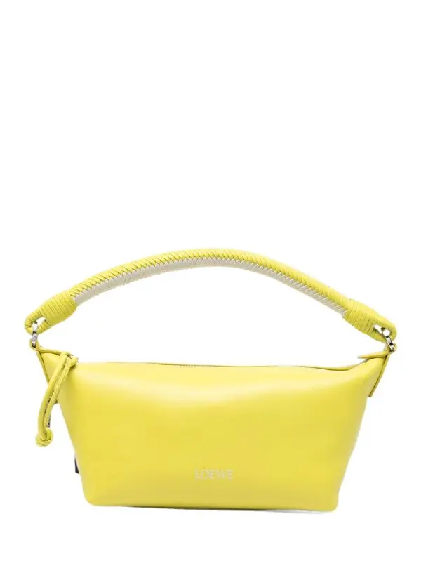 Loewe Cala Leather Pouch - Yellow