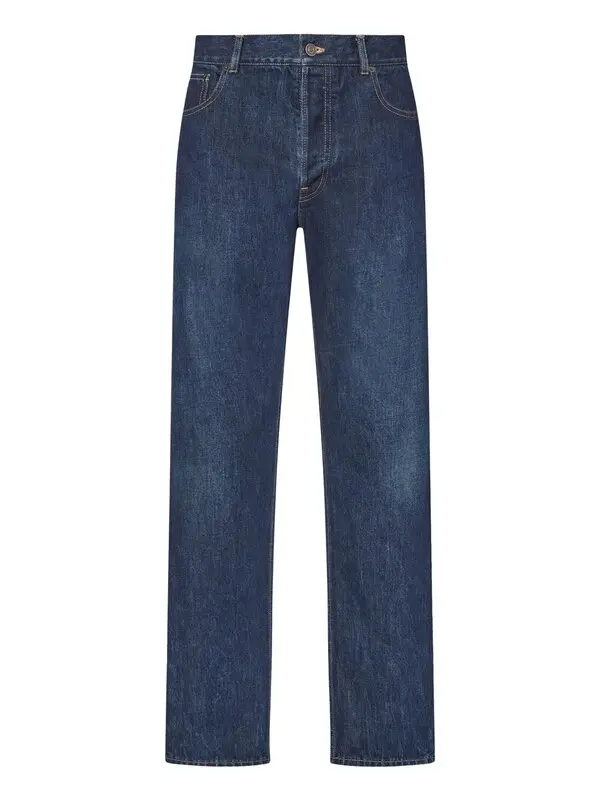 THE ROW Moe Jean - Medium Indigo